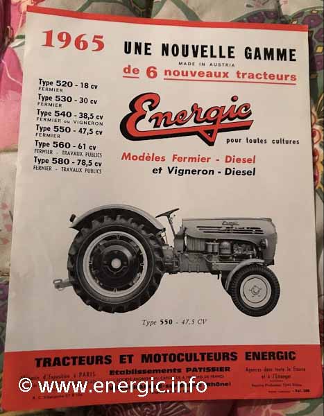 Energic Tracteur 550 | Energic